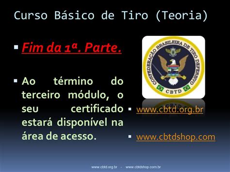 ConfederaÇÃo Brasileira De Tiro Defensivo Curso Básico De Tiro Teoria