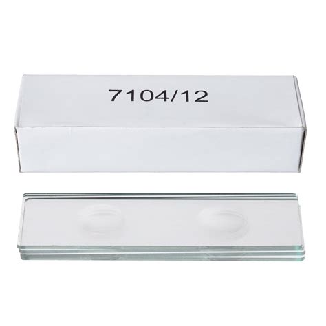 Amscope Double Depression Concave Microscope Slides Pack Of 12