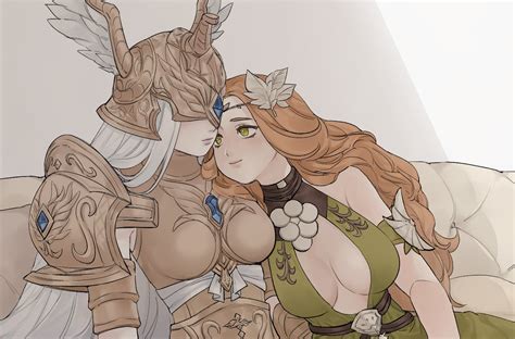 Nophica And Halone Final Fantasy And 1 More Drawn By Astraea010