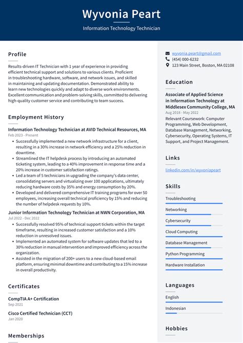 Top Information Technology Technician Skills To Put On Your Resume