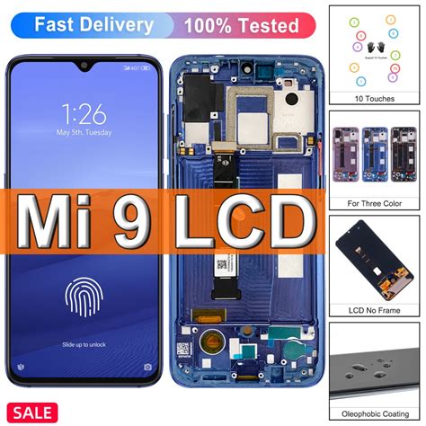 หน้าจอสัมผัสดิจิทัล LCD 6.39 นิ้ว แบบเปลี่ยน สําหรับ Xiaomi Mi 9 ...