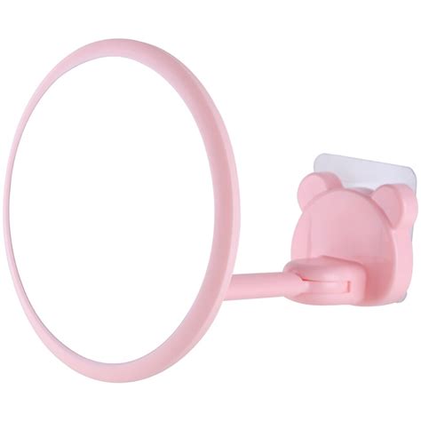Drill Free Bathroom Mirror Adjustable Flexible Mak Grandado