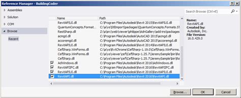 The Building Coder Migrating The Building Coder Samples To Revit 2016