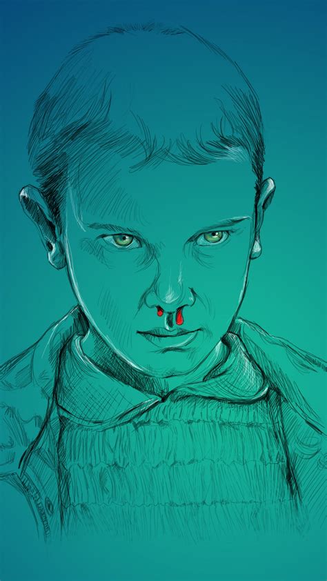 Eleven Stranger Things Artwork 5k Wallpapers Hd Wallpapers Id 22259