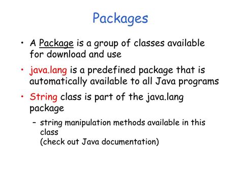 Ppt Java Packages Powerpoint Presentation Free Download Id5691501