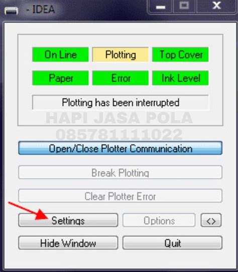 Data Pola Cad Cara Reset Mesin Plotter Algotex 1 Klik