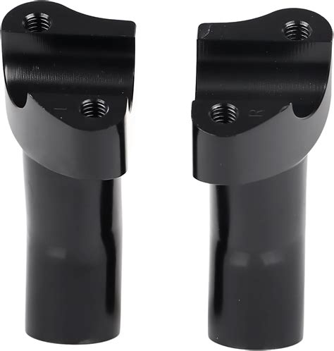 Shmtool Cnc Forged Black 35 Pullback Handlebar Risers For Harley Dyna