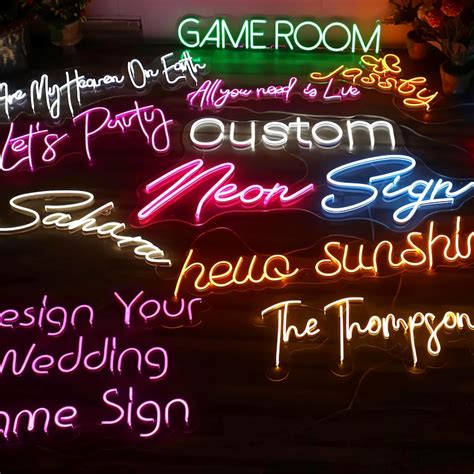 Custom Led Signs Etsy