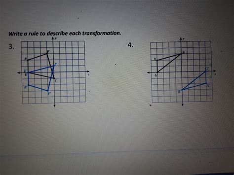Answered Write A Rule To Describe Each… Bartleby