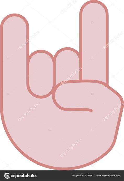 Rock Gesture Color Icon Stock Vector By YAY Images 623548456