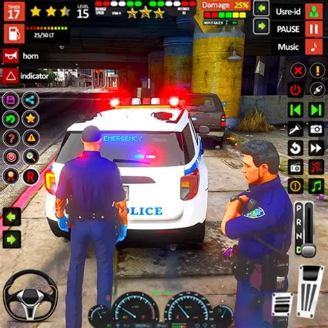 경찰차 운전 자동차 추격 게임스토어