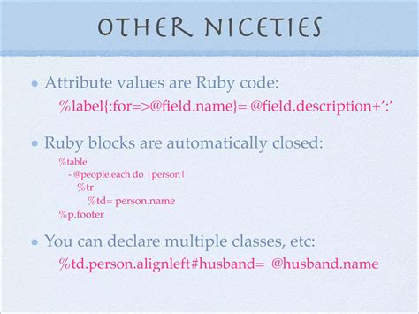Intro To Haml PPT