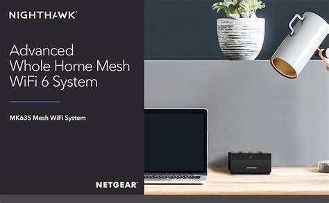 Amazon Com NETGEAR Nighthawk Advanced Whole Home Mesh WiFi 6 System MK63S With Free Armor