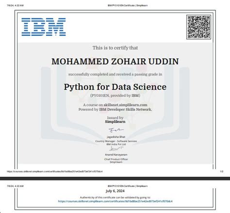 Mohammed Zohair Uddin On Linkedin Datascience Pythonprogramming