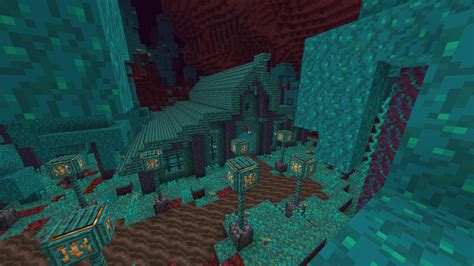 Hello I Want To Show You My Idea For House In New Warped Forest Biome