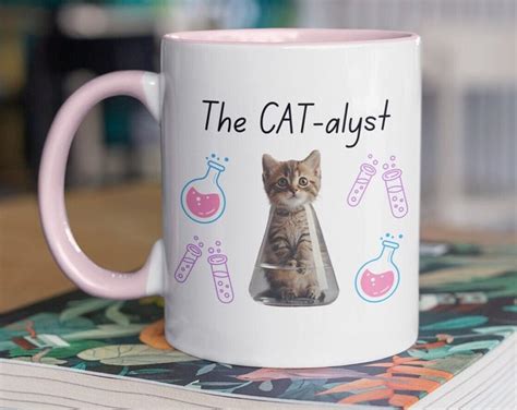 Cats In Stem Science Cat Black Mug Cute Funny Cat Lover Scientist Science Teacher T
