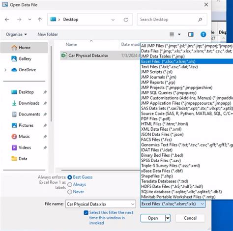Importing Data From Excel Jmp User Community