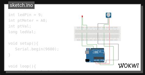 Potentiometer Wokwi ESP STM Arduino Simulator
