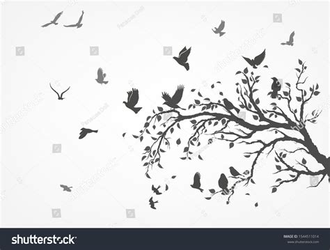 Tree Bird Over 220 565 Royalty Free Licensable Stock Vectors And Vector Art Shutterstock