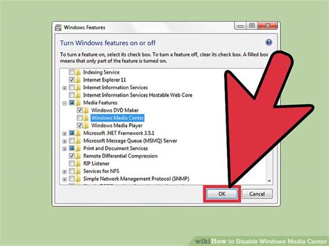 Disable Windows Media Center Thenewfree