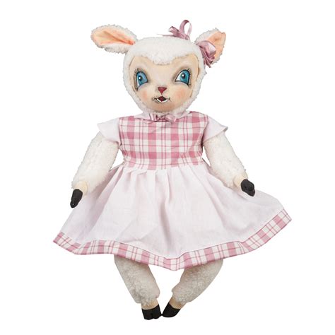 Joe Spencer Lila Lamb Doll Easter Dolls