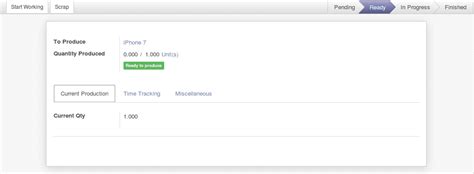 Odoo Manufacturing Routing