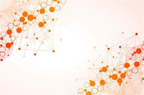 과학 네트워크 패턴 연결 선과 점 기술 육각 구조 또는 분자 연결 요소 Dna에 대한 스톡 벡터 아트 및 기타 이미지 Dna