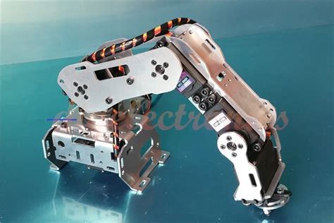 Diy 조립 6 축 기계식 로봇 암 클램프 로봇 암 금속 조작기 아두이노 로봇 교육용 기계식 암null Aliexpress