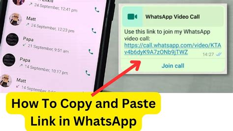 How To Copy And Paste A Link On Whatsapp Youtube