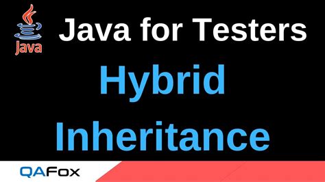 Java For Testers Part 158 Hybrid Inheritance Demonstration Youtube