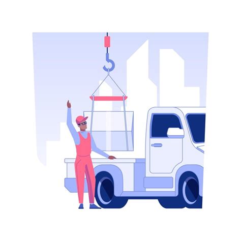 Premium Vector Large Object Moving Isolated Concept Vector Illustration