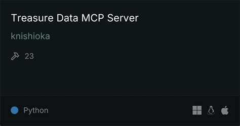 Treasure Data Mcp Server Glama