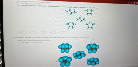The following are ball-and-stick models of 5 | Chegg.com