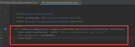 ProviderManager EventPublisher Is Null Issue Spring Projects Spring Security GitHub