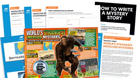 the world s strangest unsolved mysteries key stage 2 comprehension and