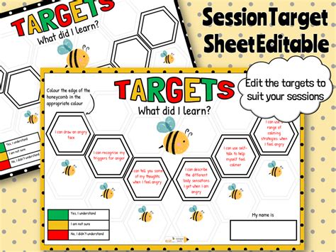 Session Target Sheet Editable Item 628 Elsa Support