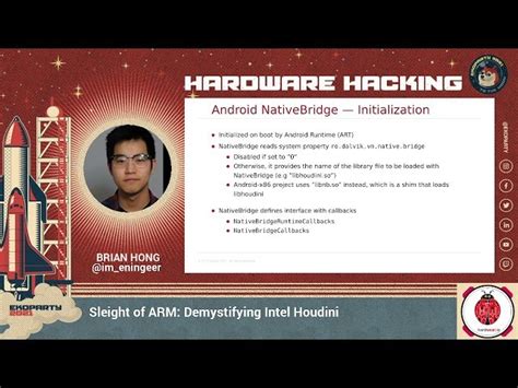 Ekoparty Security Conference Talk Sleight Of Arm Demystifying Intel Houdini Brian Hong