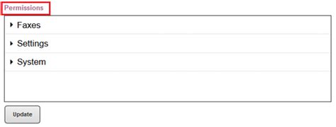 Setting User Permissions Sfax