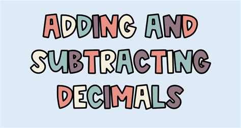 Adding And Subtracting Decimals 6th Grade Flashcard Wayground Formerly Quizizz