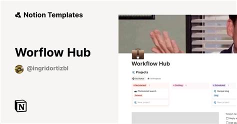Worflow Hub Template Notion Marketplace Worflow Hub Template Notion Marketplace