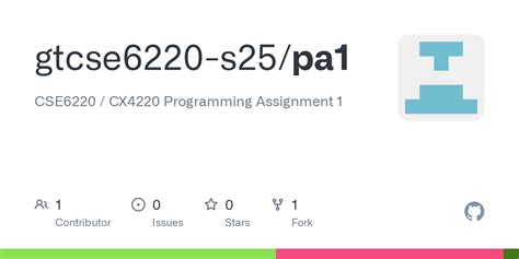 Github Gtcse6220 S25pa1 Cse6220 Cx4220 Programming Assignment 1