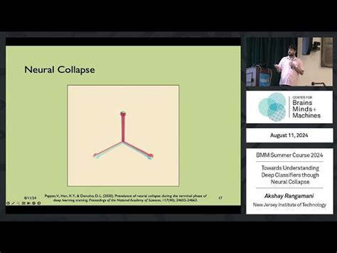 Free Video Towards Understanding Deep Classifiers Through Neural Collapse From Mitcbmm Class