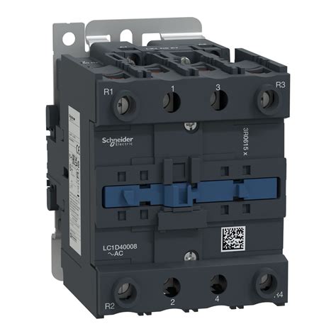 Lc1d40008g6 Tesys Lc1d Contactor 4p 2no 2o Ac 1 440v 60a Coil 120vac 60hz