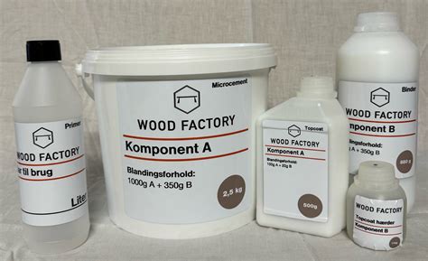 Microcement Kit Gør Det Selv Wood Factory