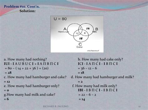 Set Theory And Logic Problem Set