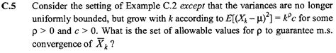 Solved Example C2 Weak Law Of Large Numbers Convergence In