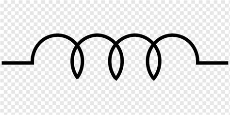 인덕터 전자기 코일 전자 기호 전기 네트워크 기호 기타 각도 전자 제품 Png Pngwing