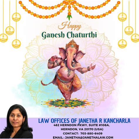 Janetha R Kancharla Esq On Linkedin Happy Ganesh Chaturthi