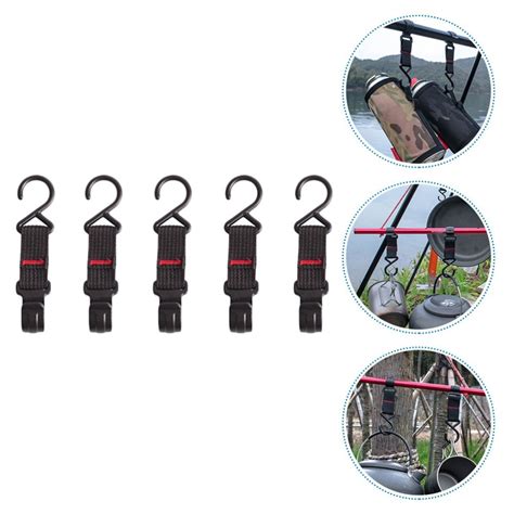 5pcs Outdoor Camping Tent Pole Hook Camping Hook O Vicedeal