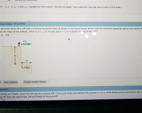 solved x t y t v x t and v y t graphs for the